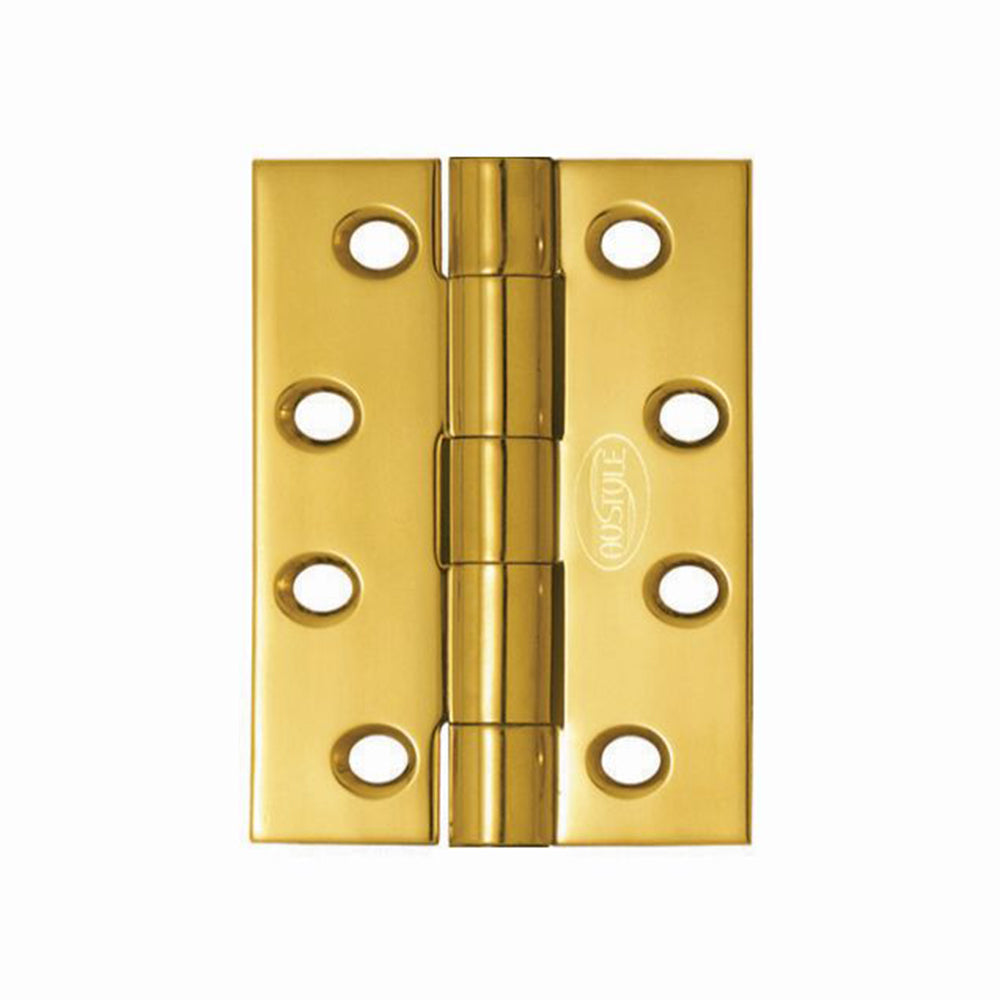 Austyle Door Hinge Fixed Pin Polished Brass - Available in Various ...