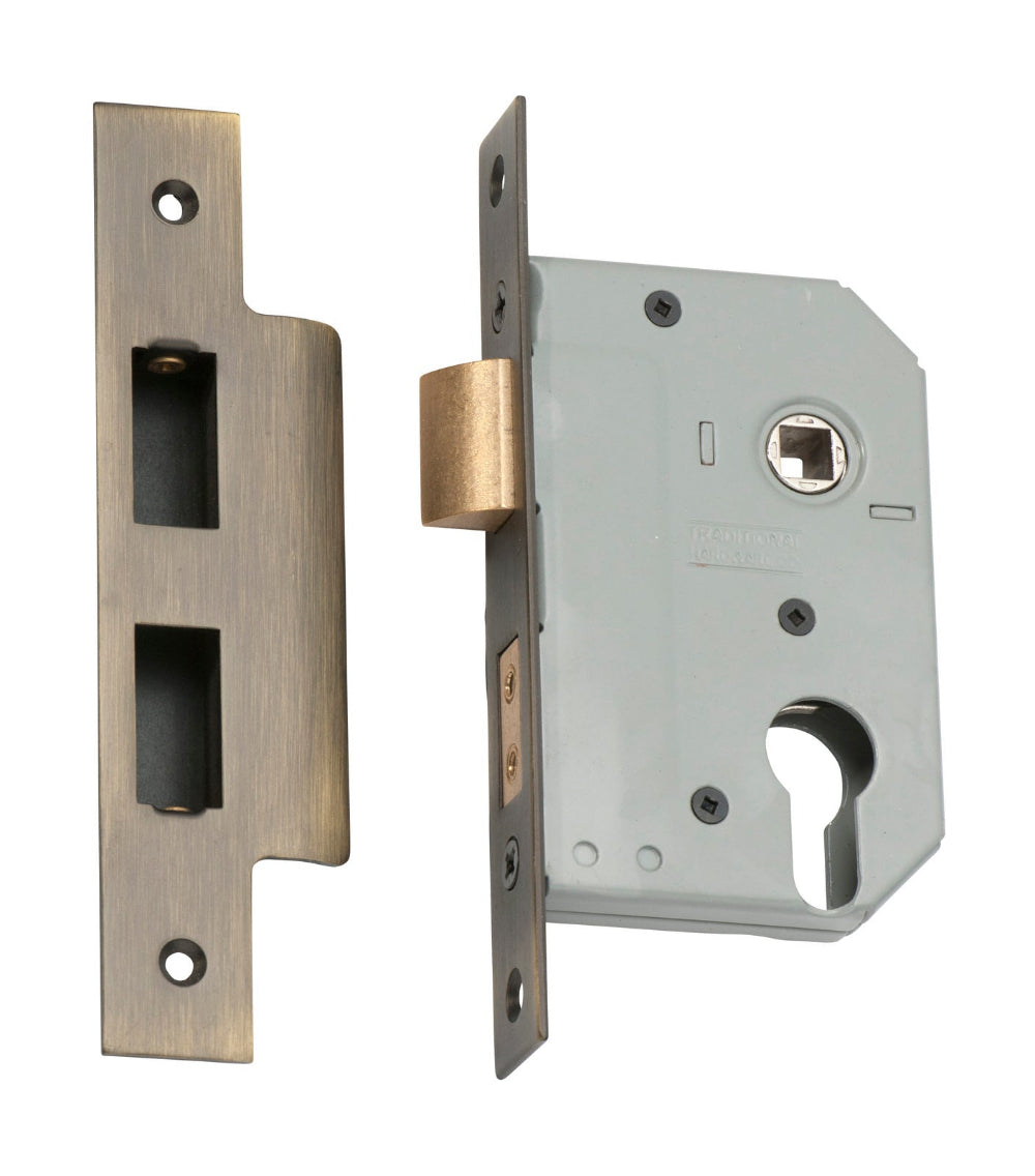 Tradco Euro Mortice Lock - Available In Various Finishes | Keeler Hardware
