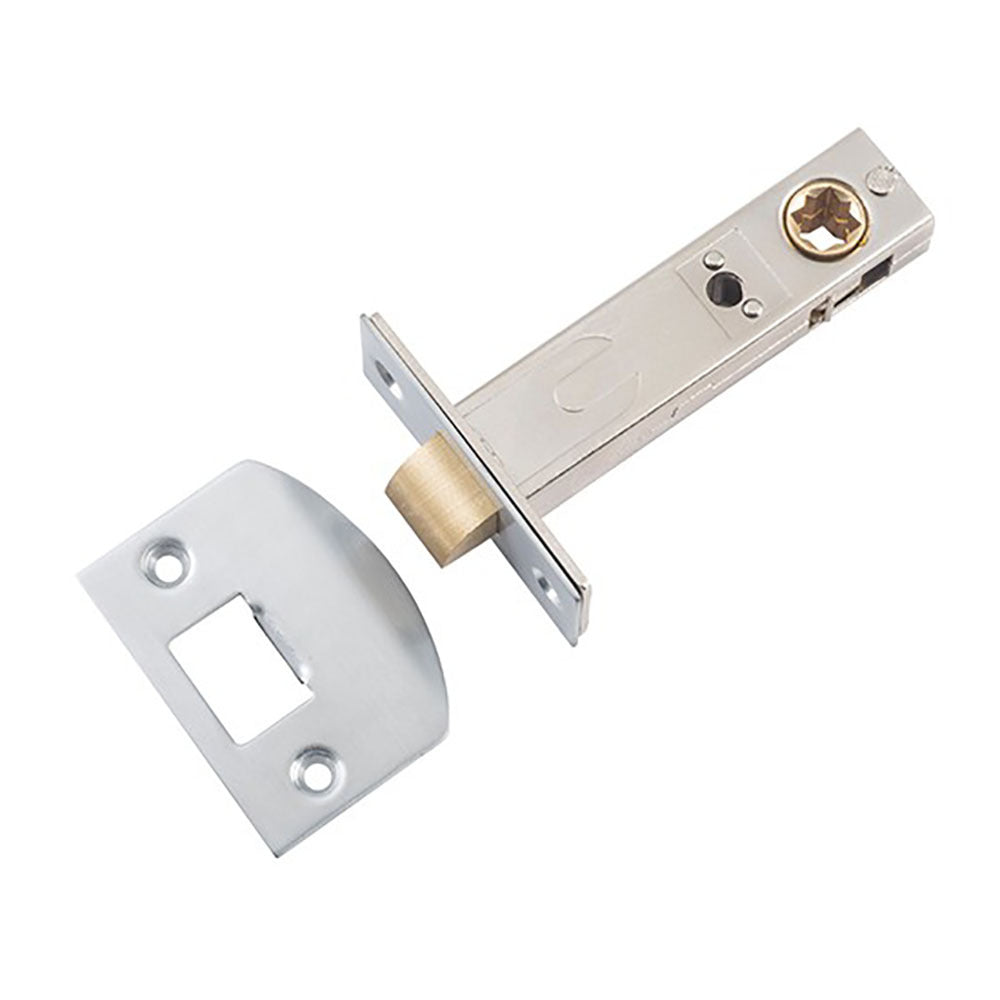 Tradco Split Cam Tube Latch 60mm Rumbled Nickel 6216 | Keeler Hardware