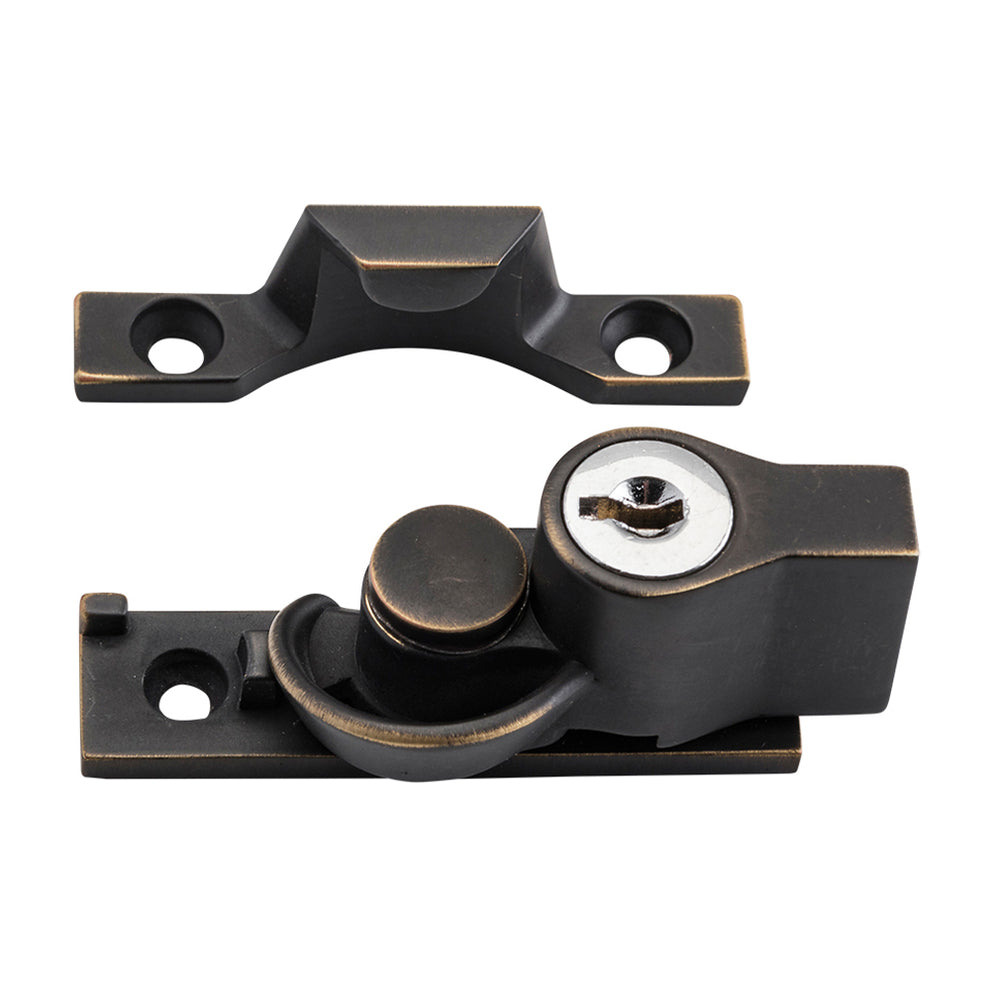 Tradco Key Operated Narrow Locking Sash Fastener - Available In Variou ...