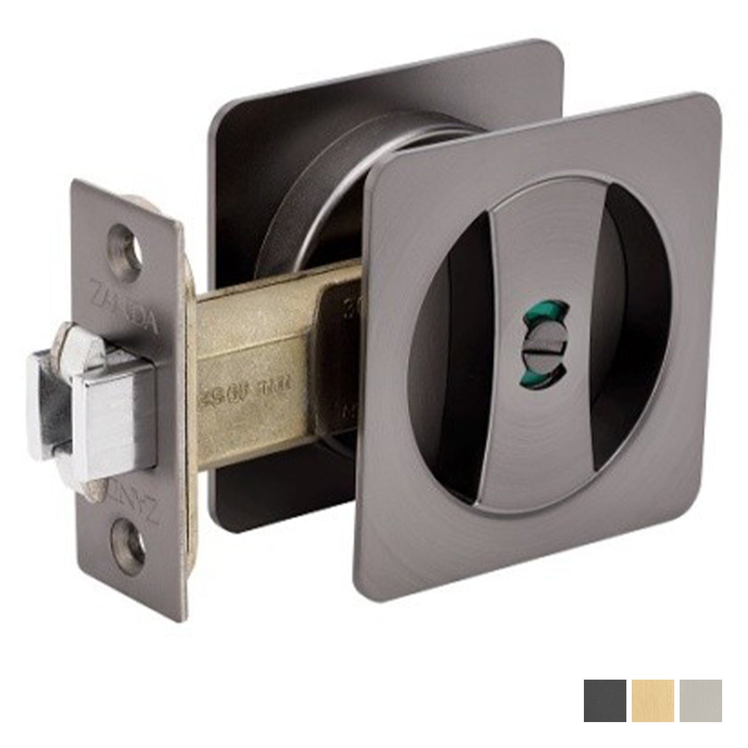 Zanda Square Cavity Sliding Privacy Set 65mm - Available in Various ...