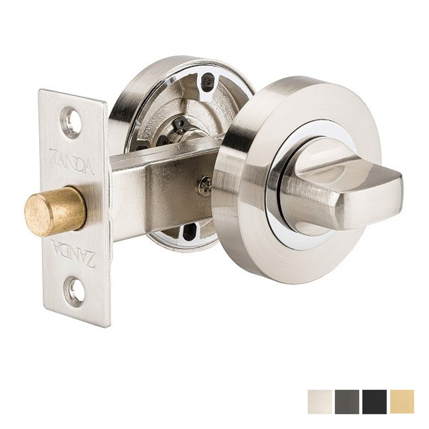 Zanda Round Privacy Kit 60mm Backset - Available in Various Finishes ...