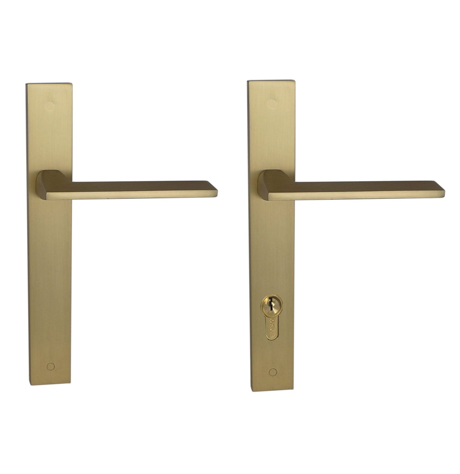 Builders Choice 93675 Door Lever on Long Plate Linear Design - Availab ...